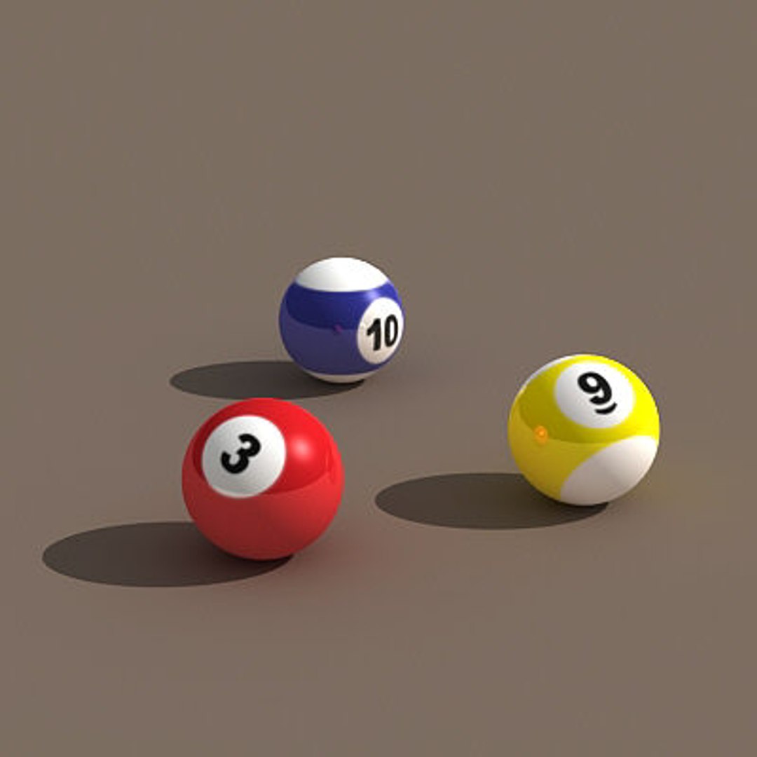 3d Model Balls Baseball Basketball