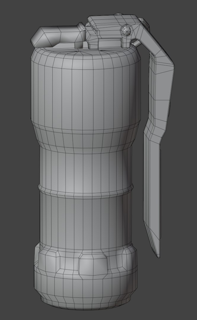 Sci-fi Granade Flashbang 3D Model - TurboSquid 2161072