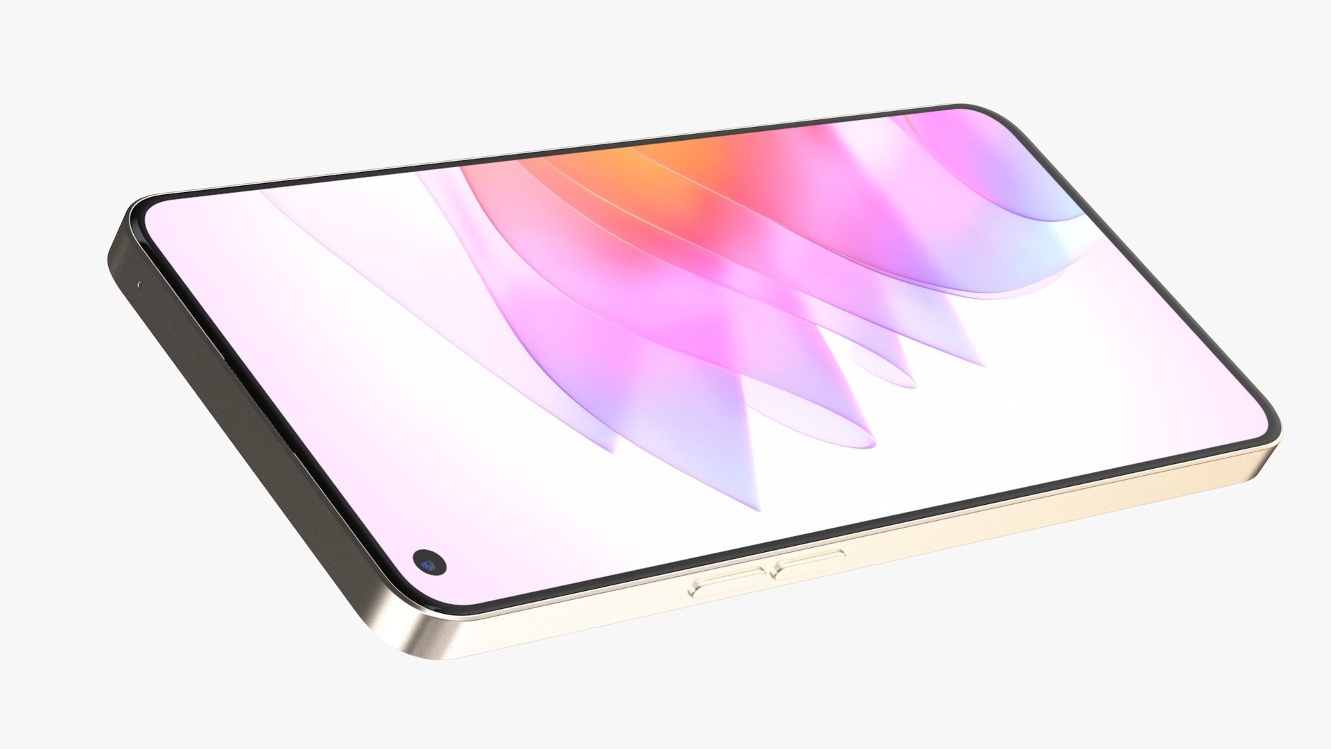 OPPO Reno 7 Pro Morning Gold Model - TurboSquid 1821328