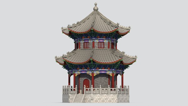 Ancient chinese building 3D model - TurboSquid 1710589
