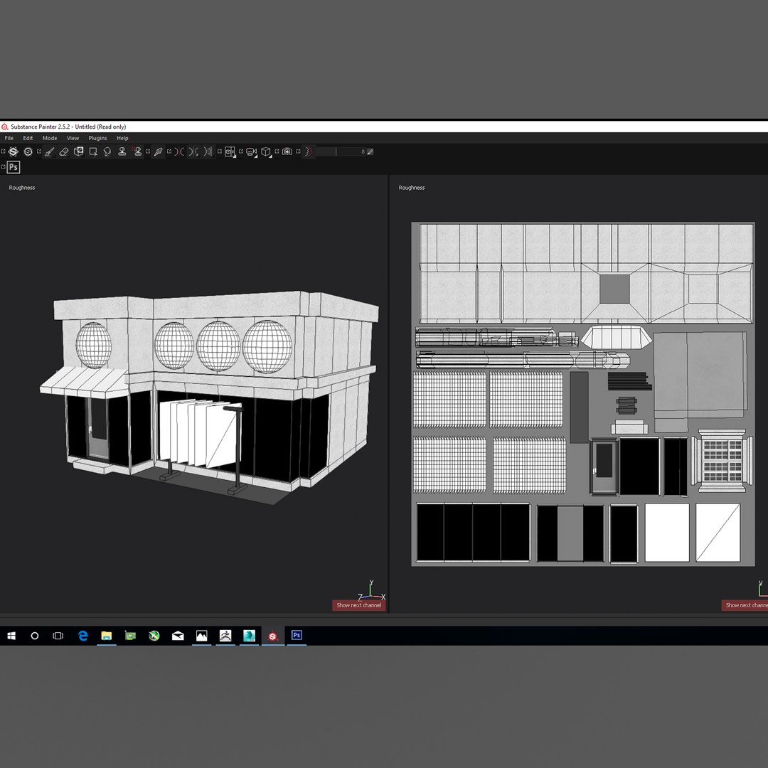 3D cartoony sports store model - TurboSquid 1248236
