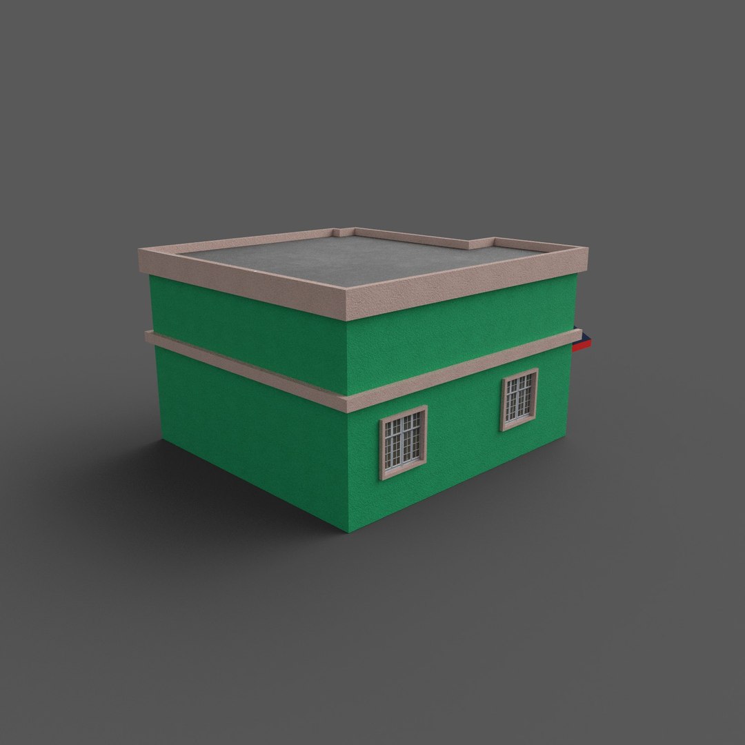 3D cartoony sports store model - TurboSquid 1248236