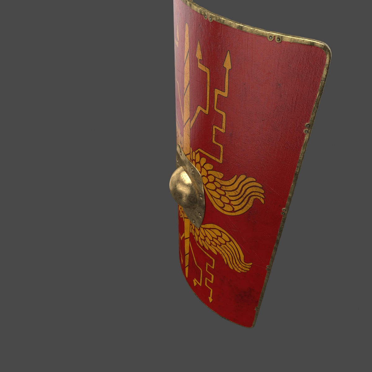 3D roman shield - TurboSquid 1668280