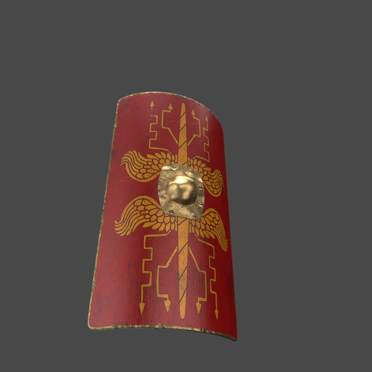 3D roman shield - TurboSquid 1668280