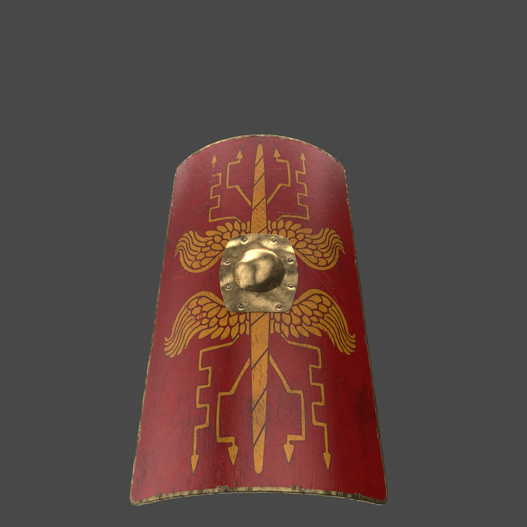 3D roman shield - TurboSquid 1668280