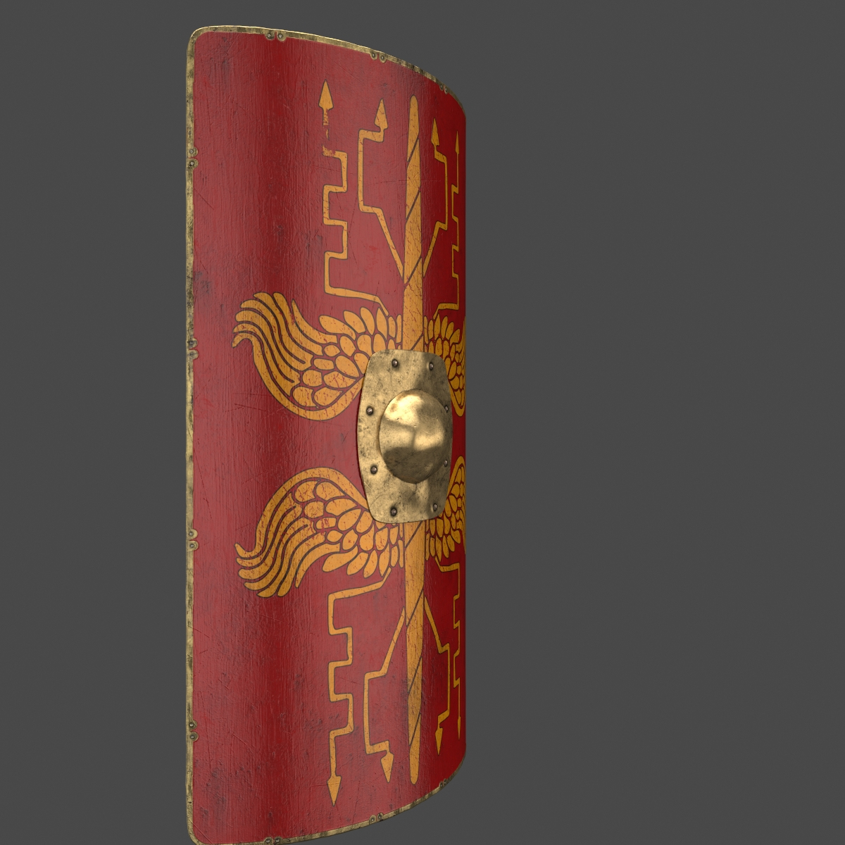 3D roman shield - TurboSquid 1668280