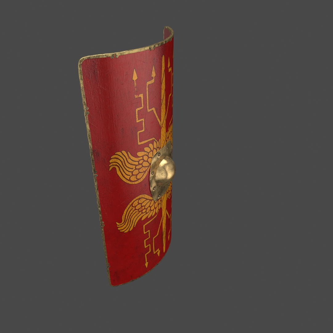 3D roman shield - TurboSquid 1668280
