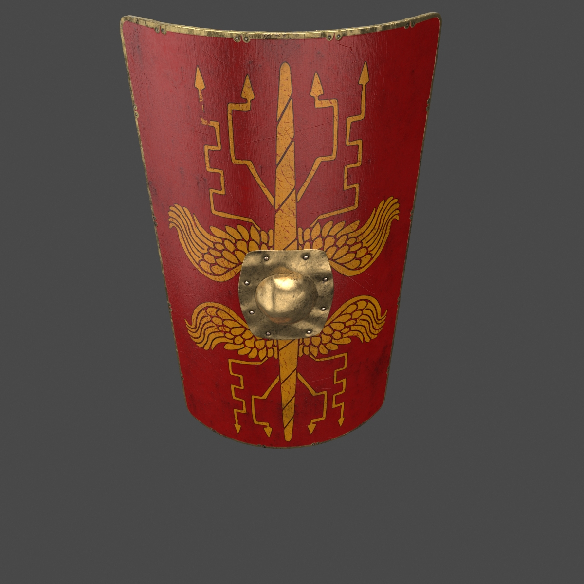3D roman shield - TurboSquid 1668280
