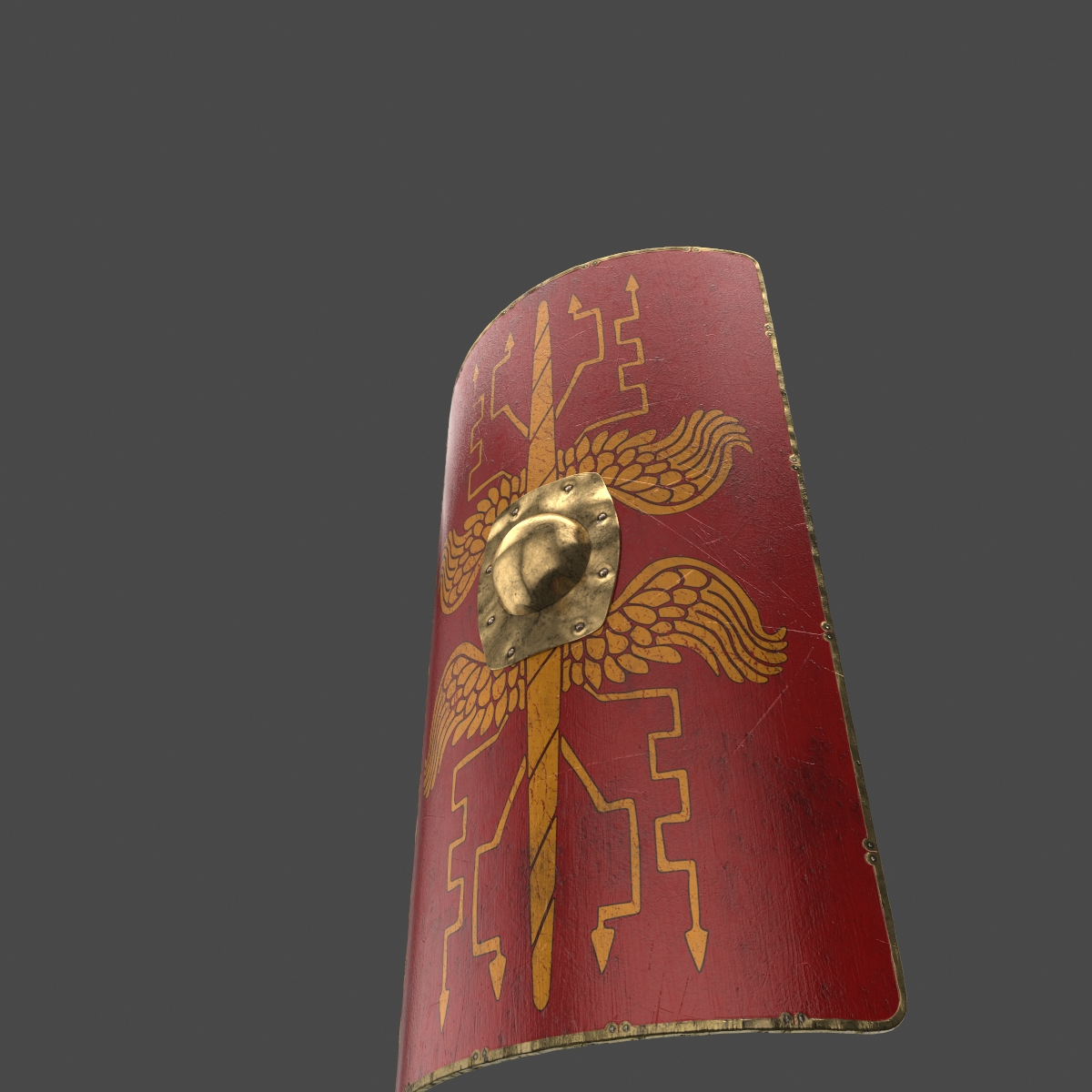 3D roman shield - TurboSquid 1668280