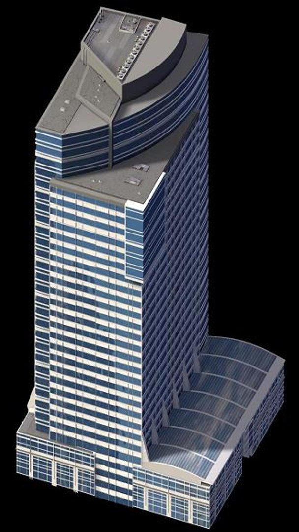 3dsmax Fox Tower