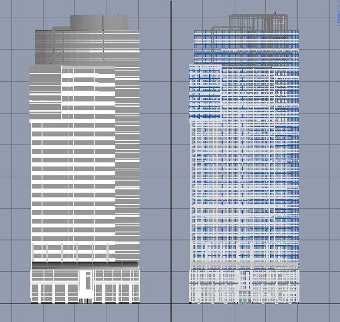 3dsmax Fox Tower