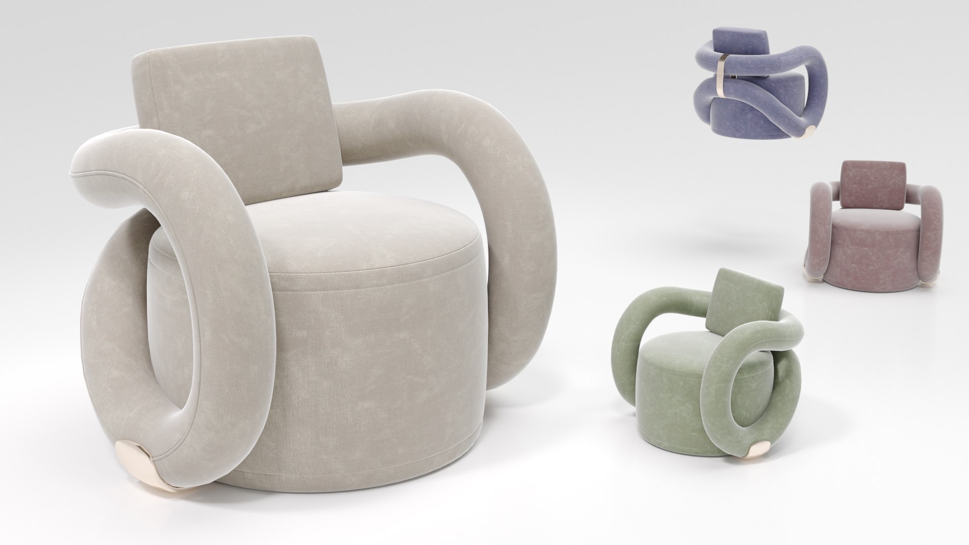 INFINITY ARMCHAIR 3D Model - TurboSquid 2136136