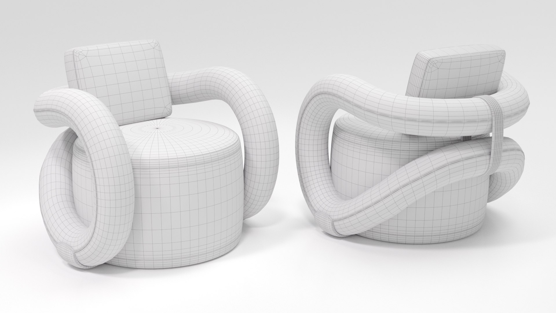 INFINITY ARMCHAIR 3D Model - TurboSquid 2136136