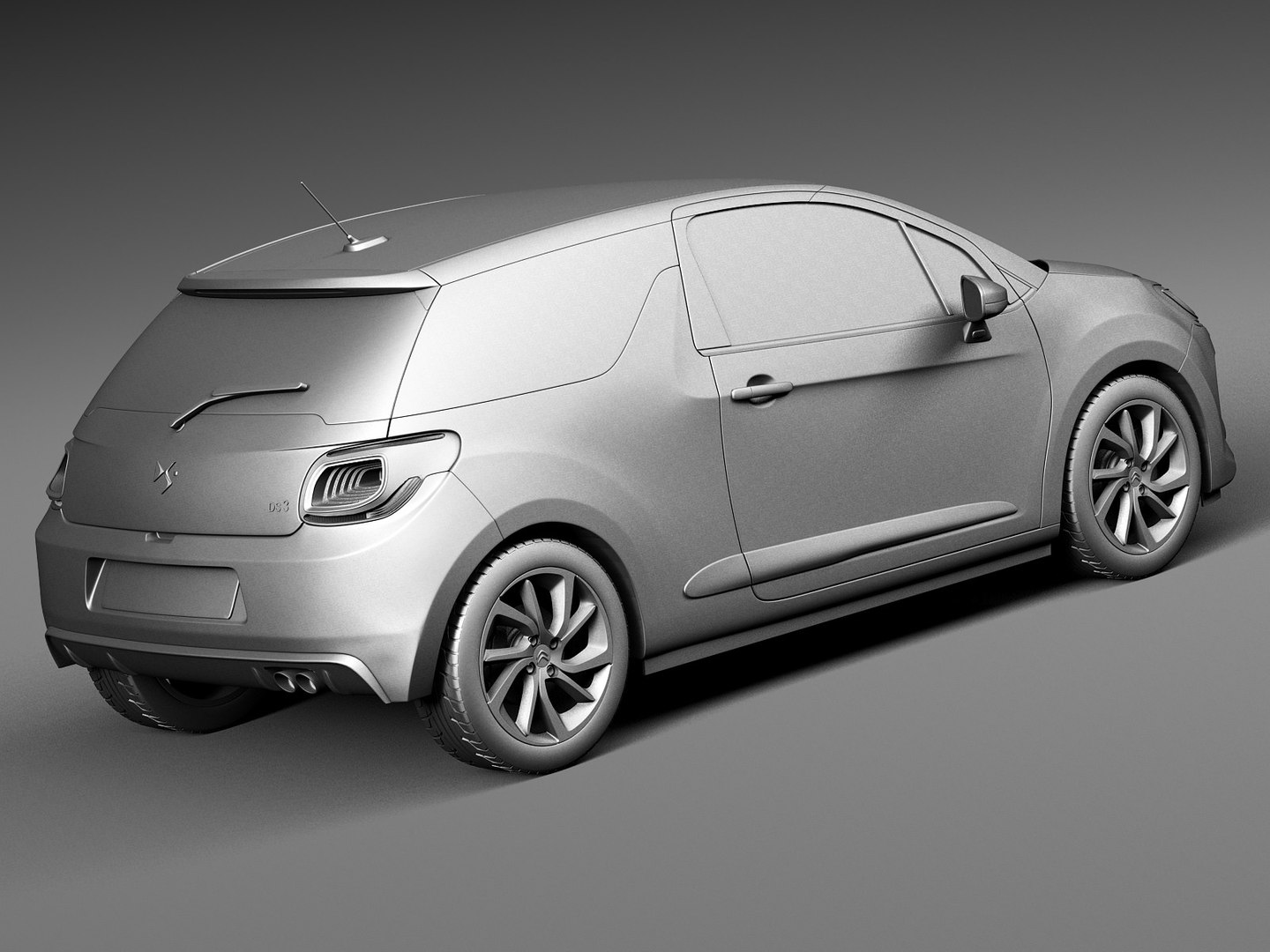 3d Model Citroen Ds3 2016