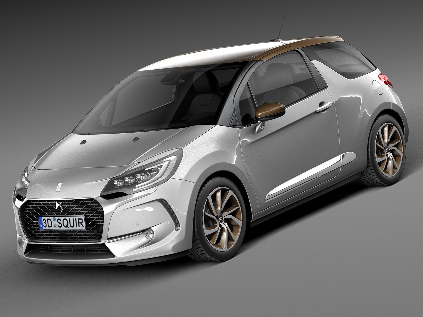 3d Model Citroen Ds3 2016