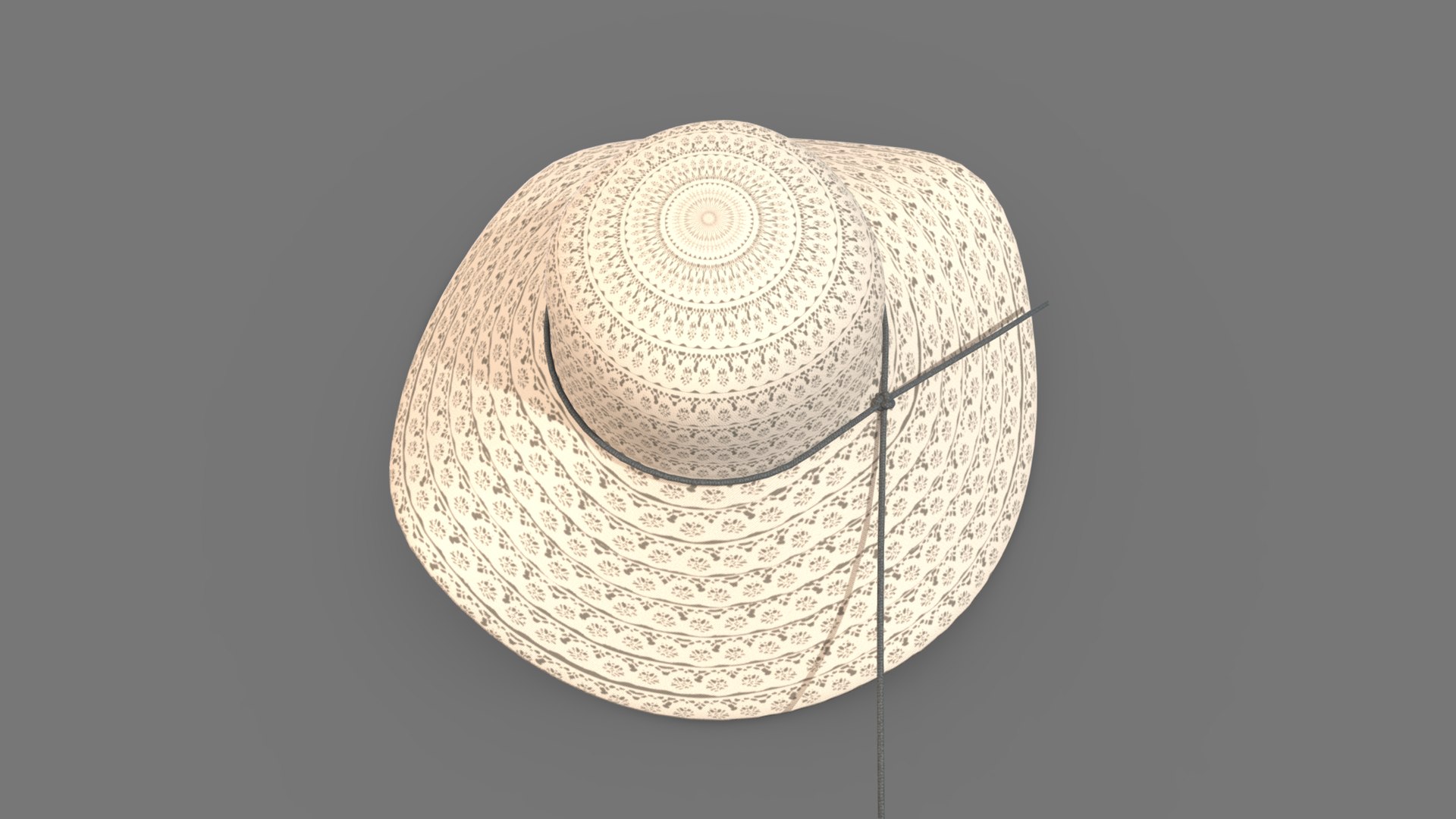 3D Summer Beach Sun Hats Low Poly PBR Realistic Model - TurboSquid 1930535