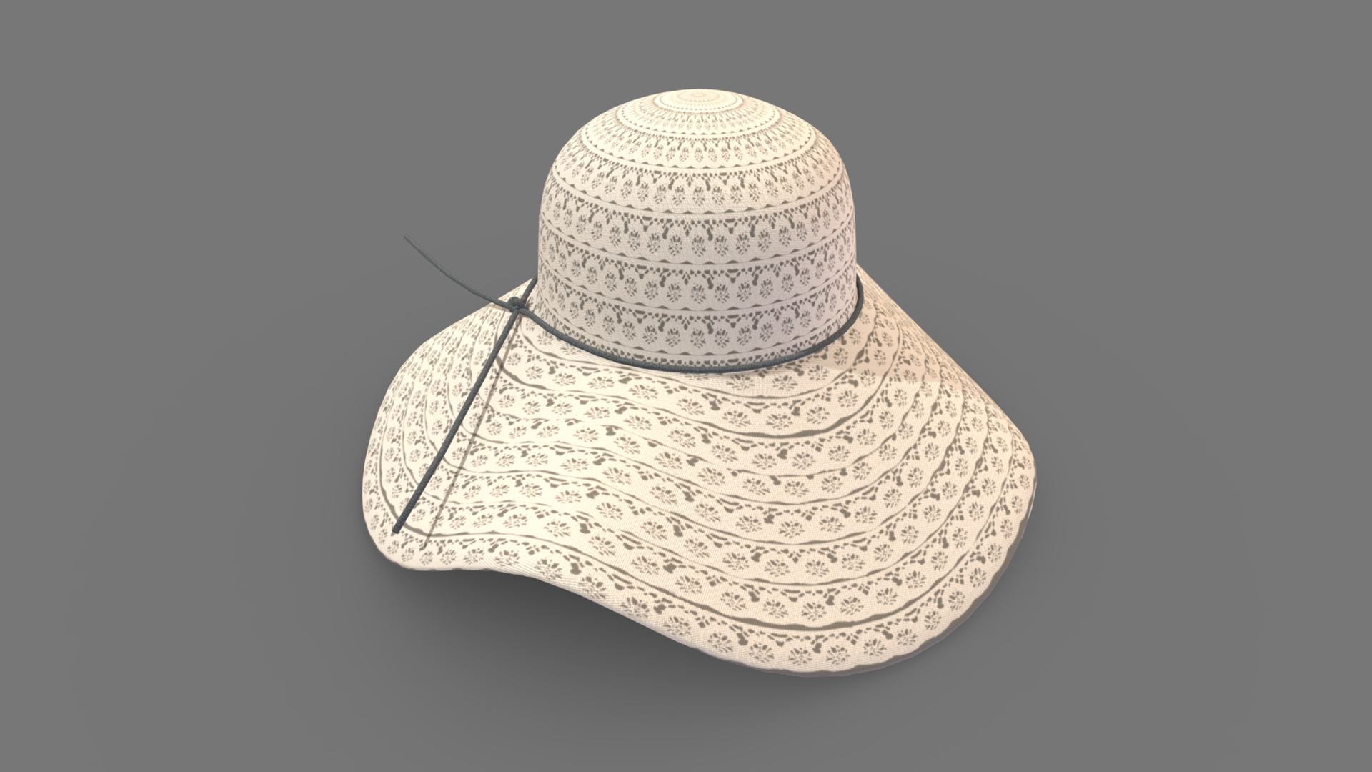 3D Summer Beach Sun Hats Low Poly PBR Realistic model - TurboSquid 1930535