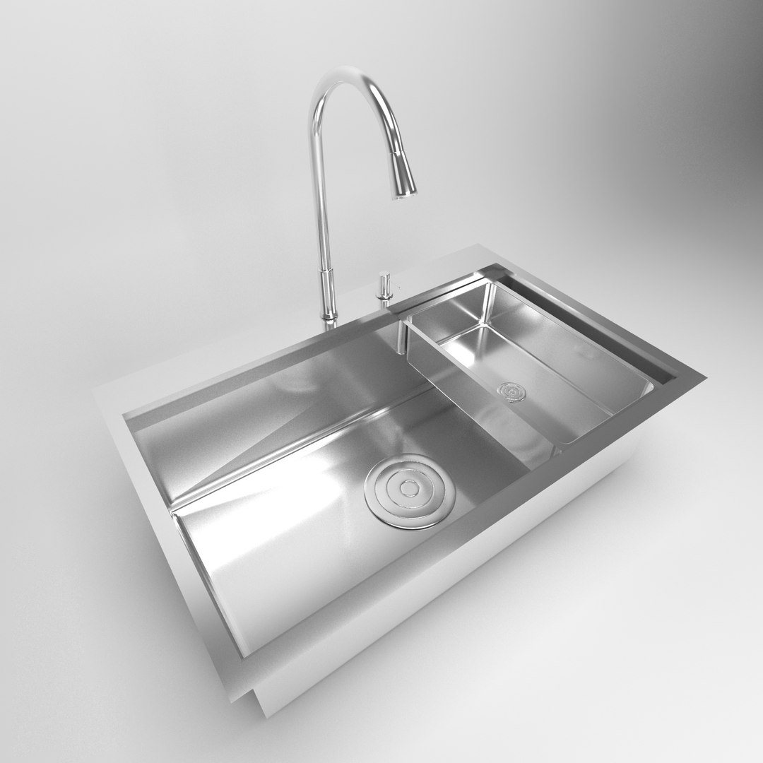 Kitchen Sink Model - TurboSquid 1873264