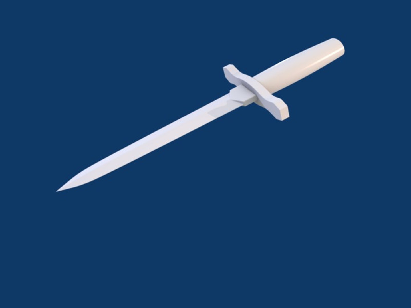 3d model dagger