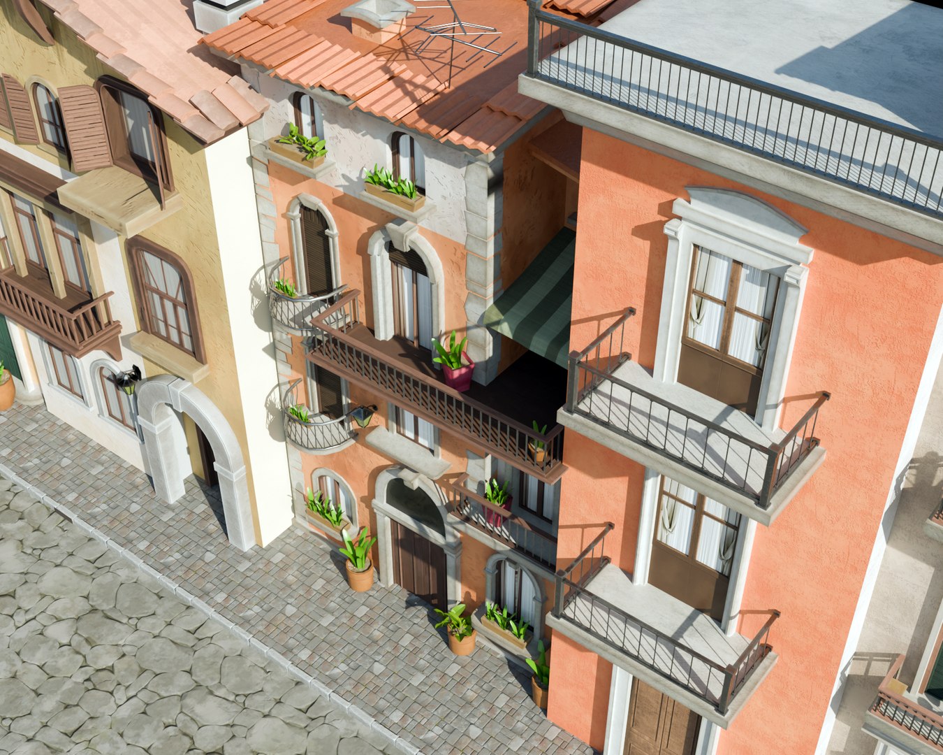 3D Stylized Houses Pack - TurboSquid 2427177