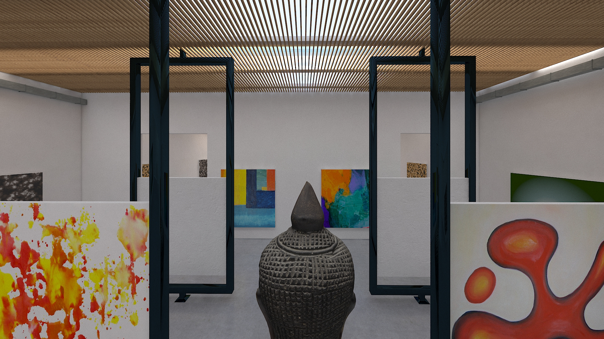 Realistic Gallery 3D Model - TurboSquid 1702337