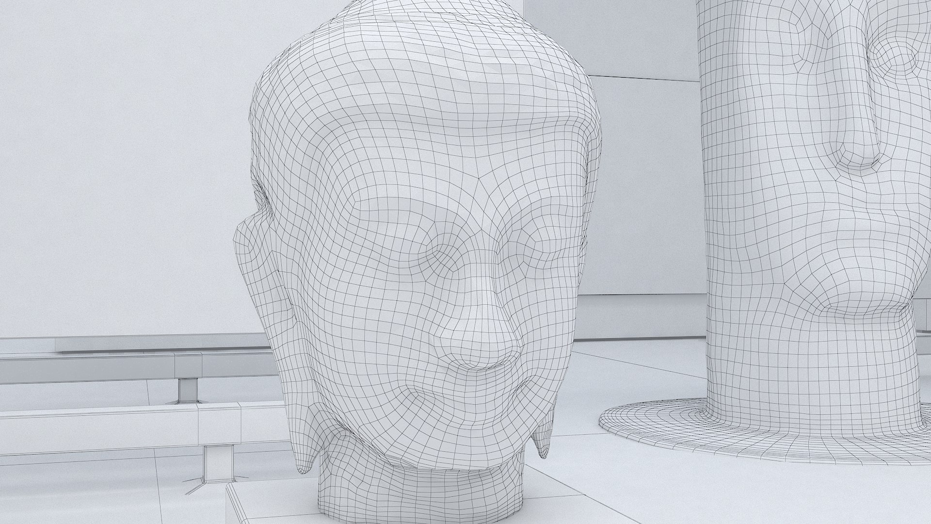 Realistic Gallery 3D Model - TurboSquid 1702337