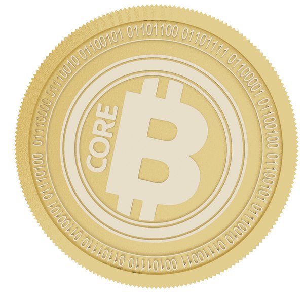3D bitcore gold coin model - TurboSquid 1493263