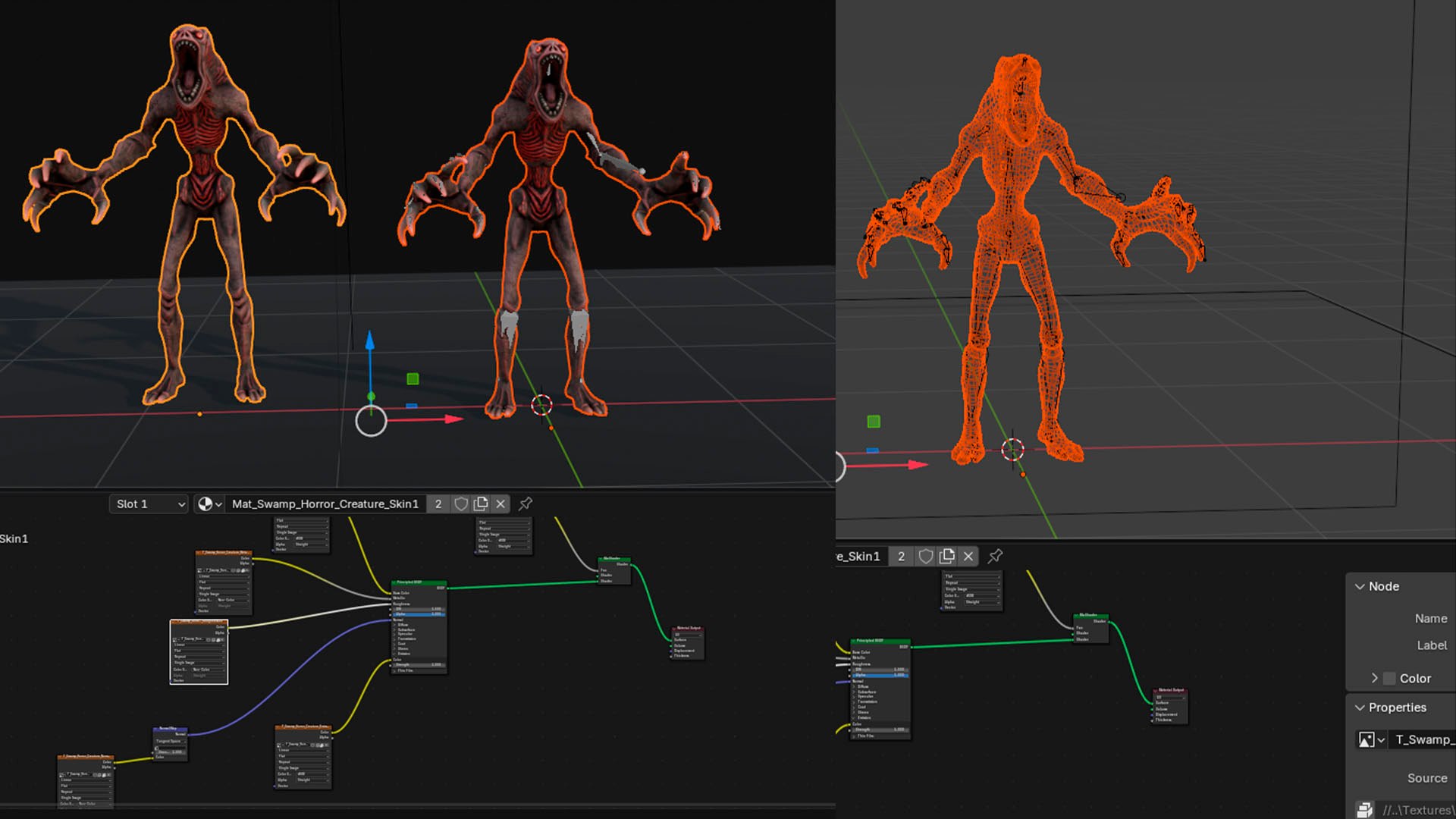 3D Swamp Horror Creature Model - TurboSquid 2473198