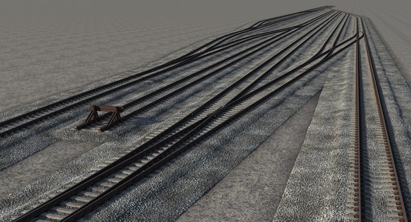 3D railway constructor rail - TurboSquid 1304967