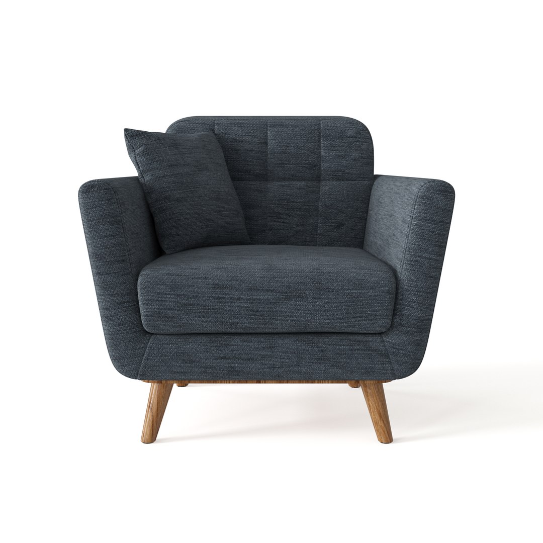 Hanford Armchair 3D Model - TurboSquid 1908655
