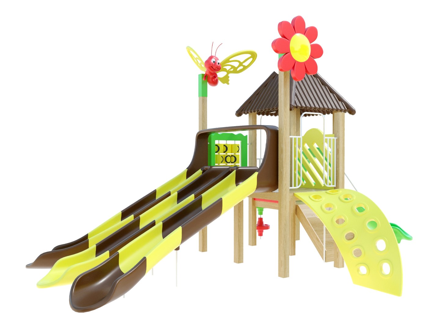 PLAYGROUND ECOPLAY 400 SPEED KIDS Model - TurboSquid 1976365