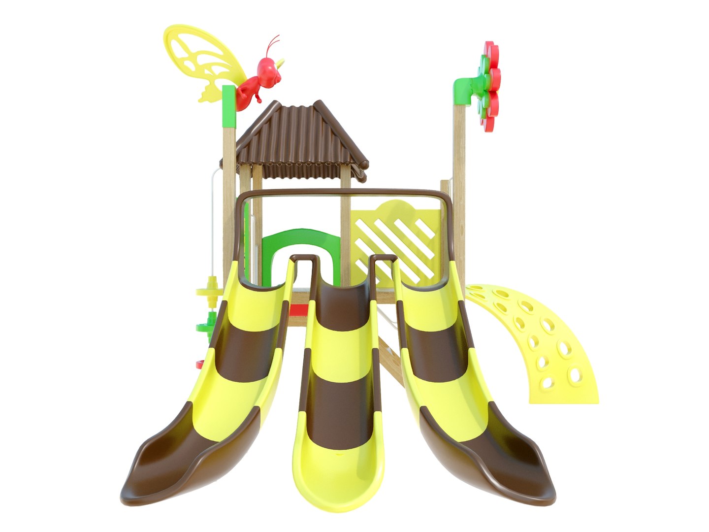 PLAYGROUND ECOPLAY 400 SPEED KIDS Model - TurboSquid 1976365