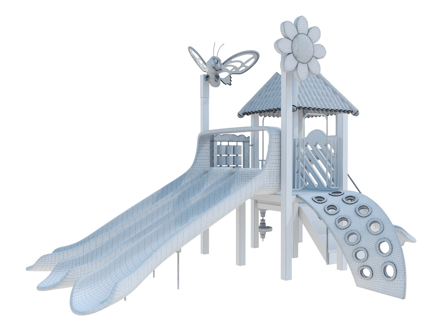 PLAYGROUND ECOPLAY 400 SPEED KIDS Model - TurboSquid 1976365