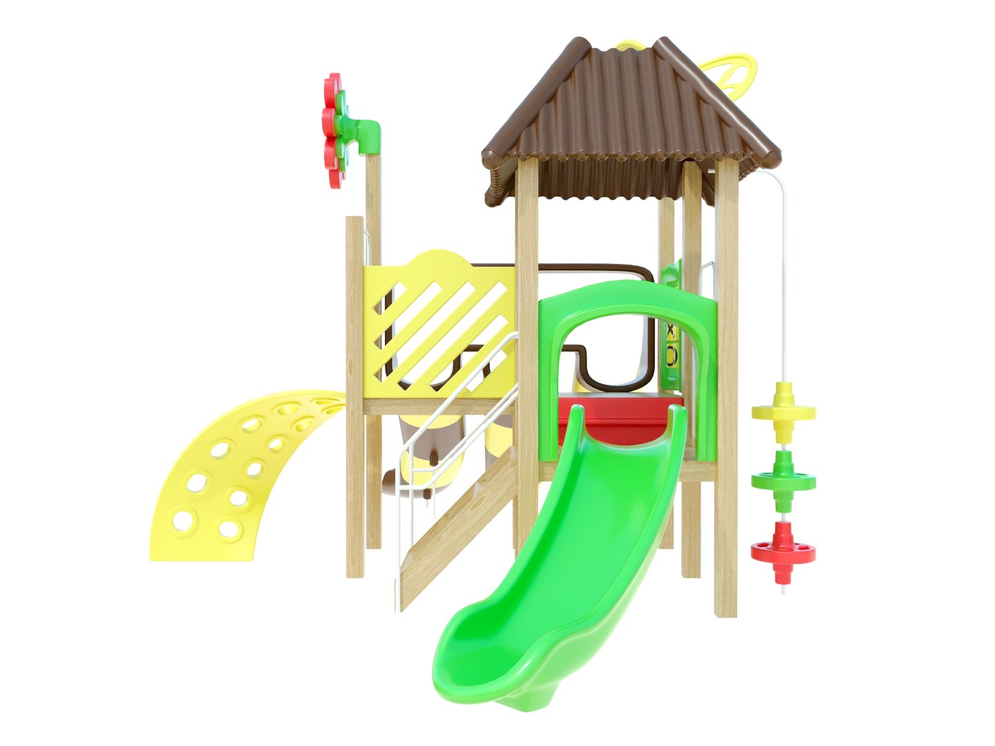 PLAYGROUND ECOPLAY 400 SPEED KIDS Model - TurboSquid 1976365