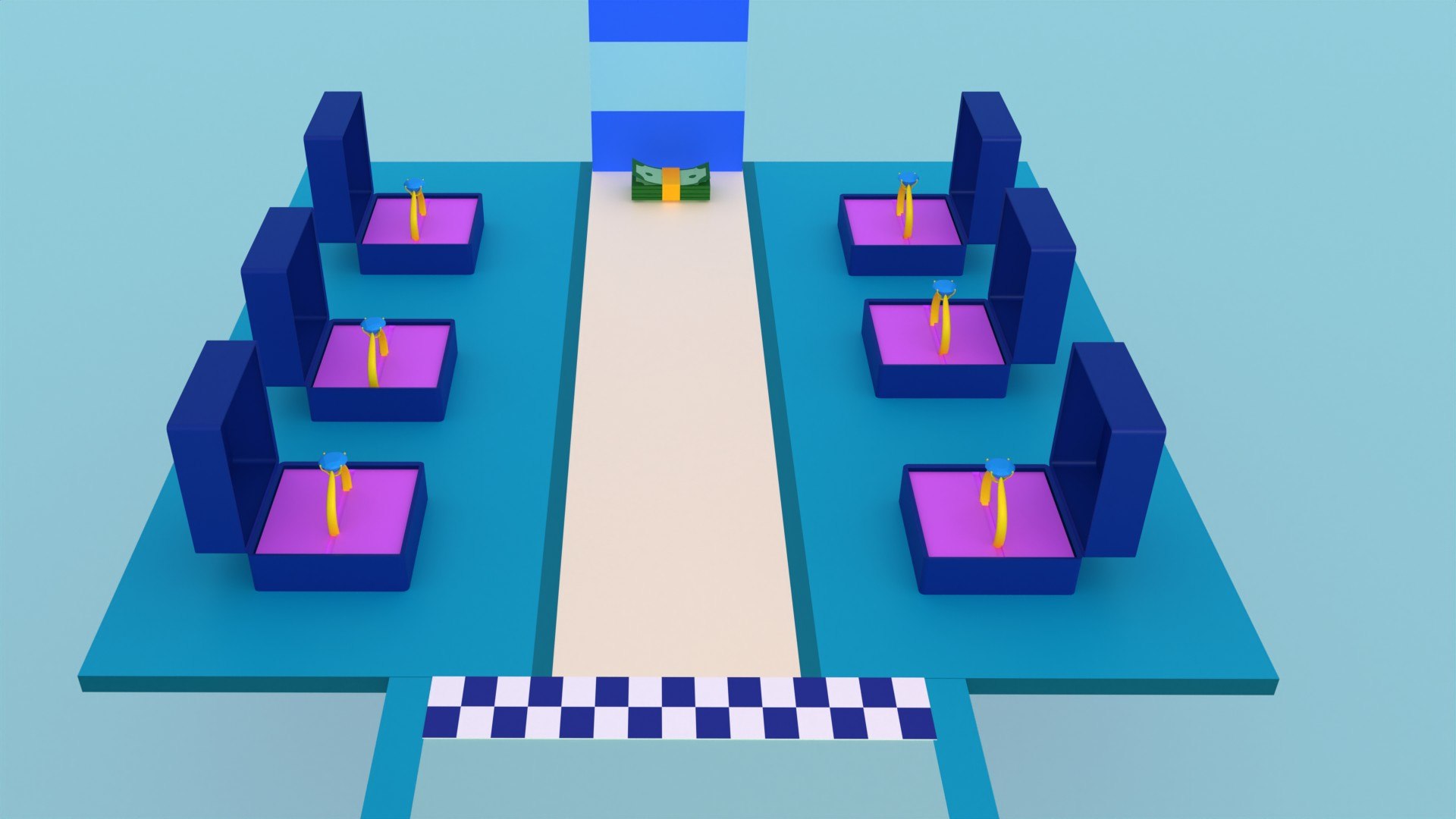 Gems Game Level Environment 3D Model - TurboSquid 2026118