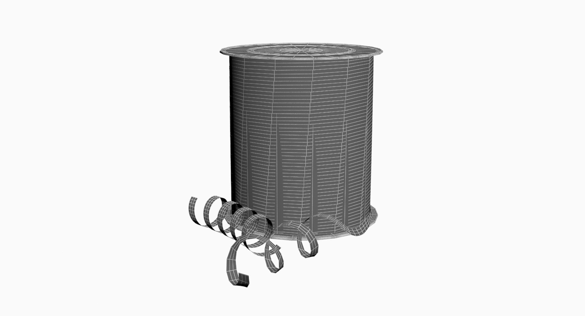 3D roll bolduc ribbon - TurboSquid 1368861