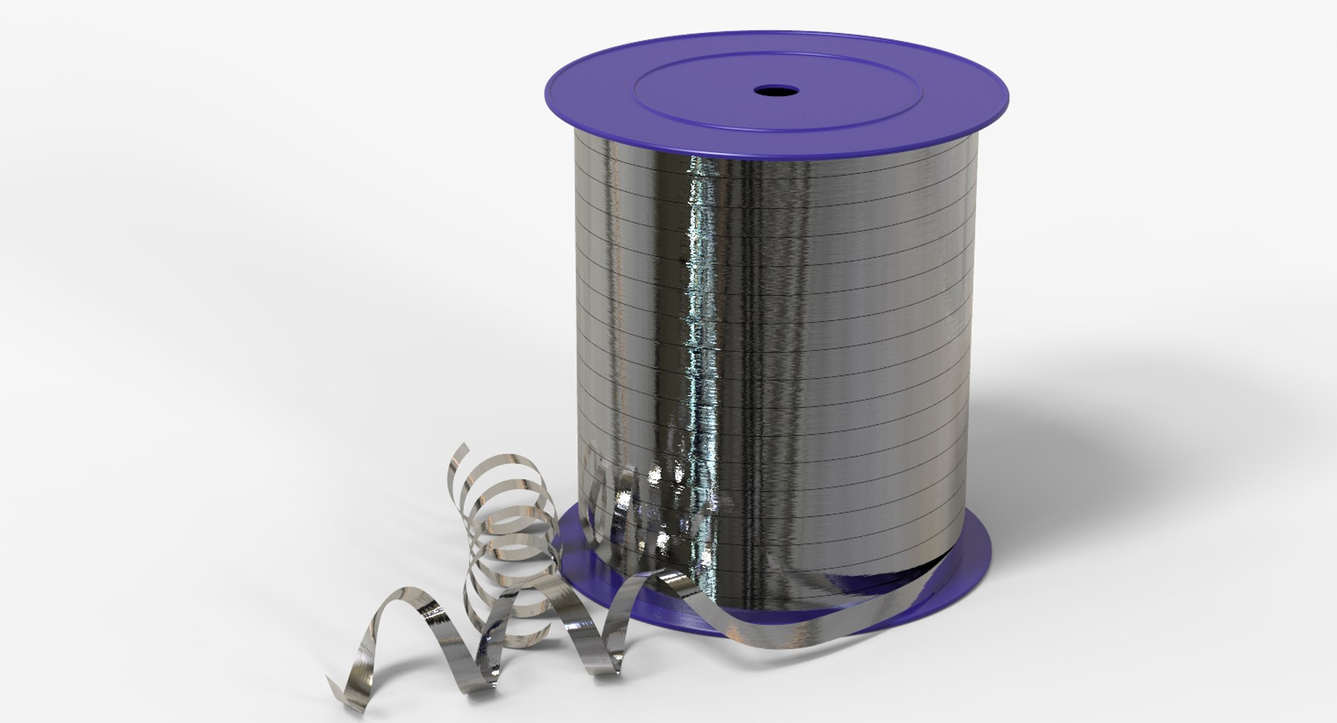 3D roll bolduc ribbon - TurboSquid 1368861