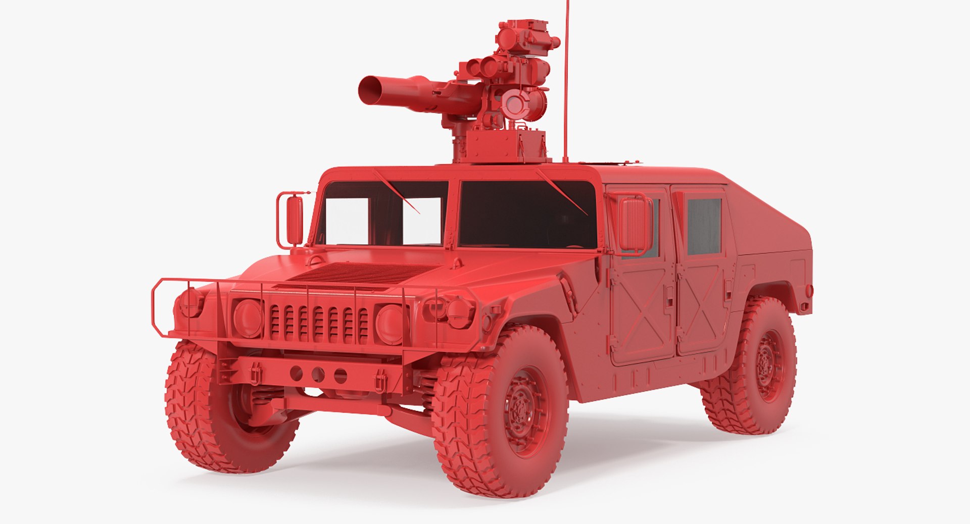 3d model hmmwv tow missile carrier