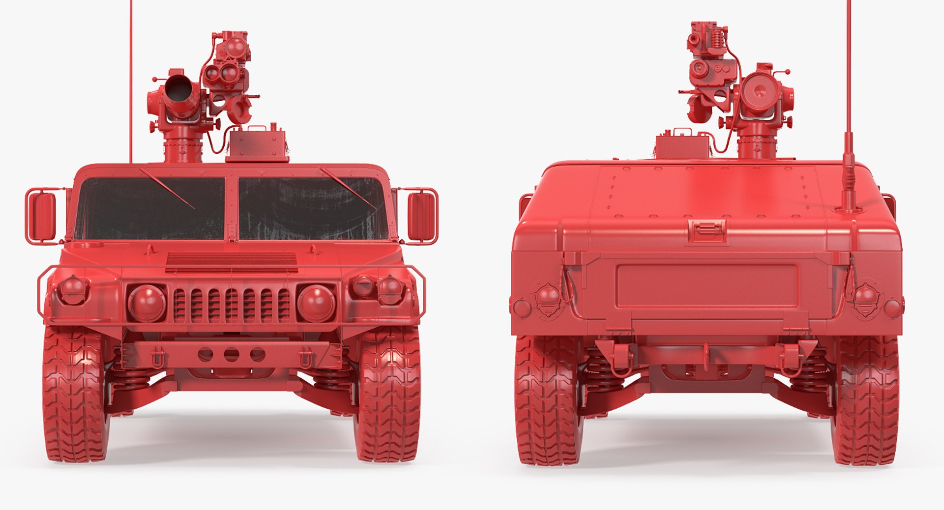 3d model hmmwv tow missile carrier