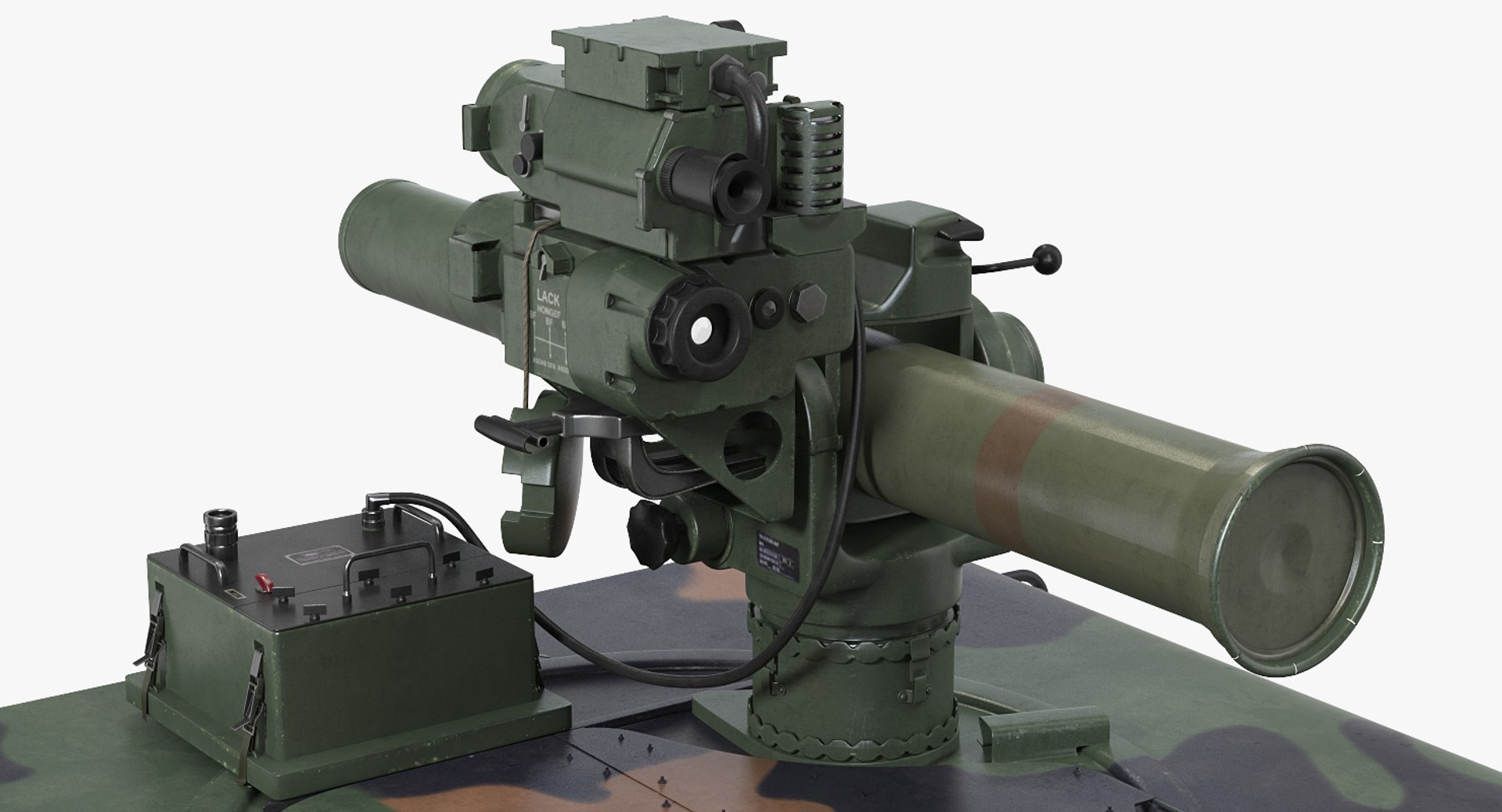 3d model hmmwv tow missile carrier