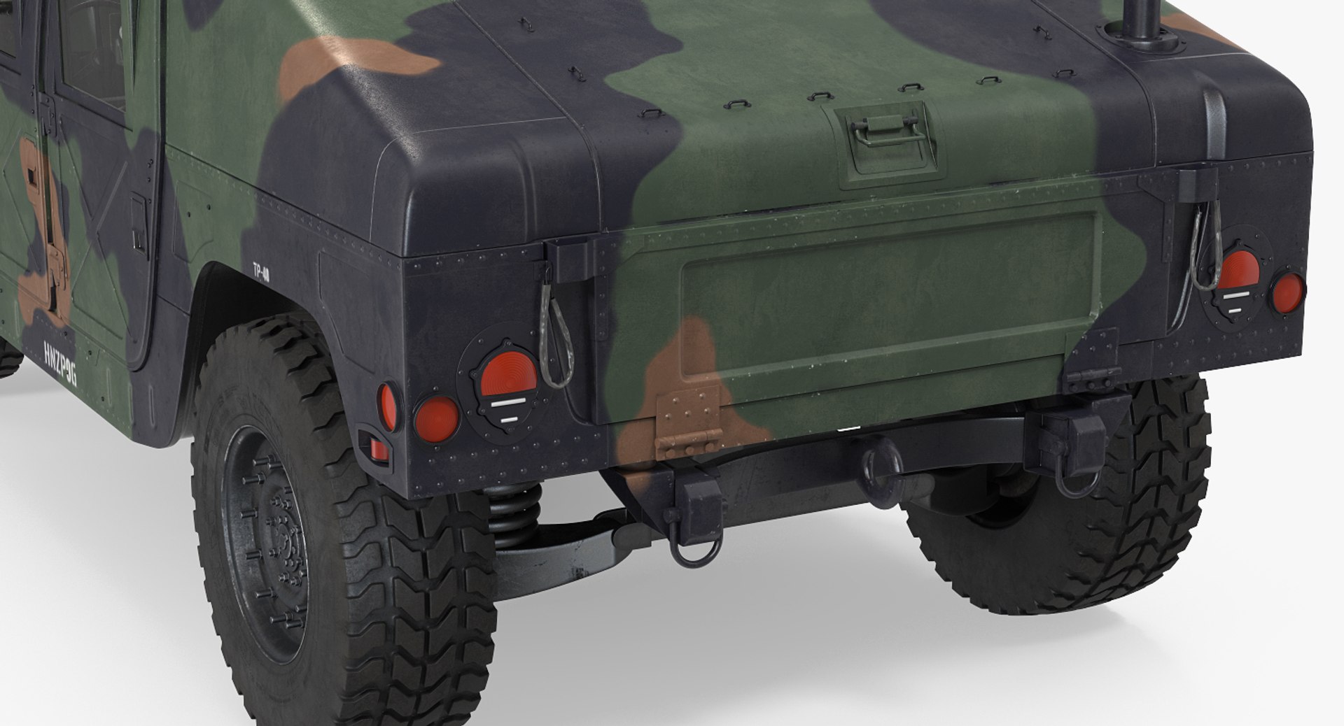 3d model hmmwv tow missile carrier