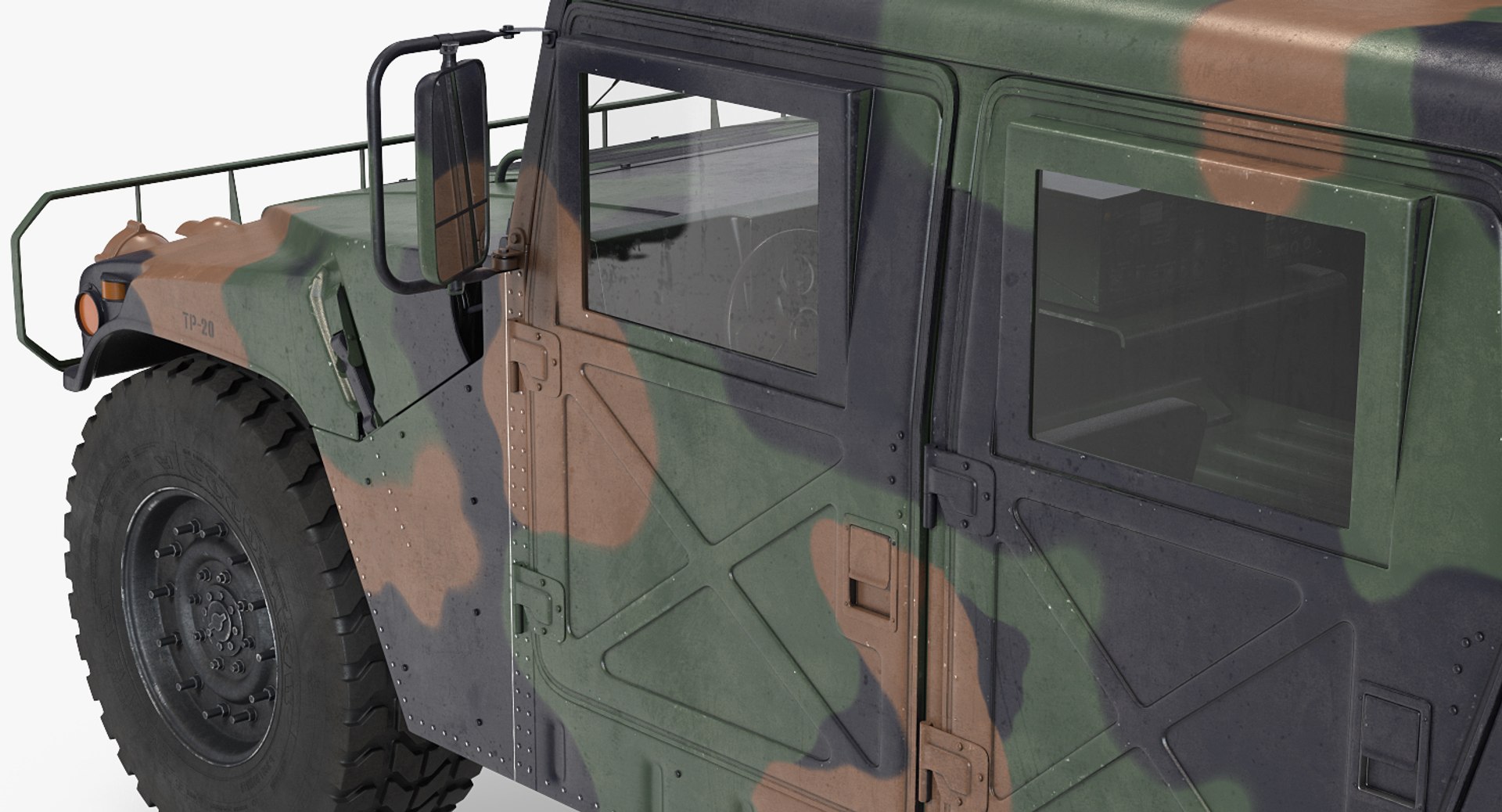 3d model hmmwv tow missile carrier