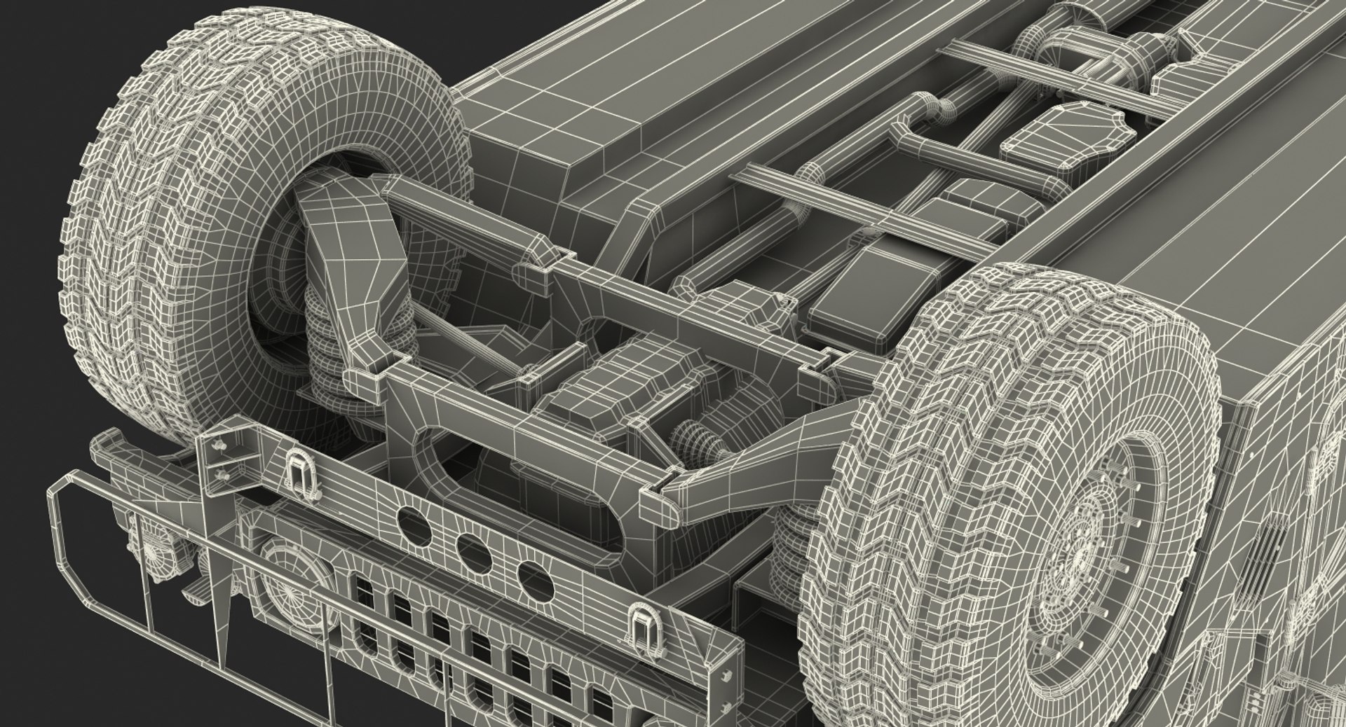 3d model hmmwv tow missile carrier