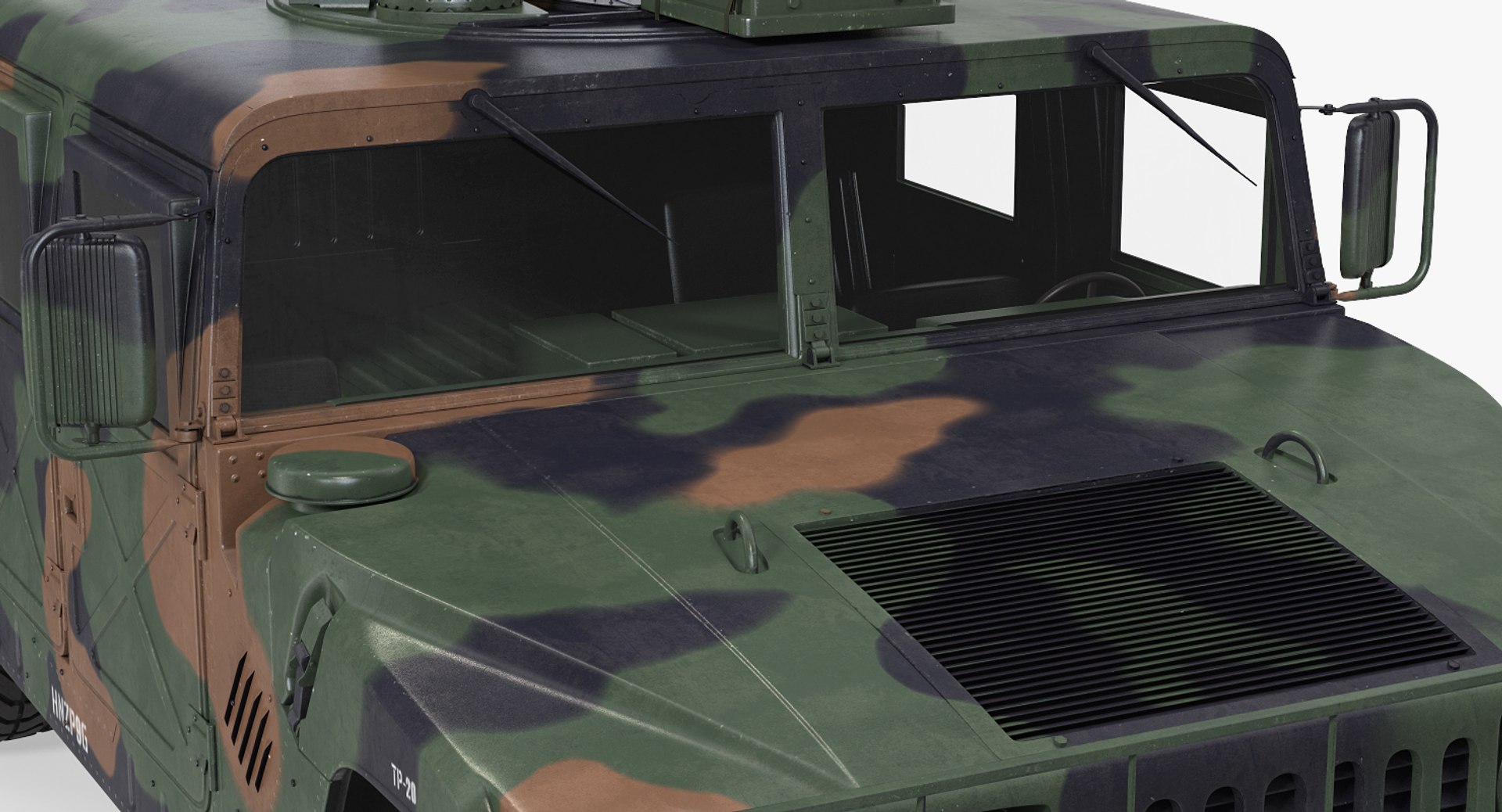 3d model hmmwv tow missile carrier