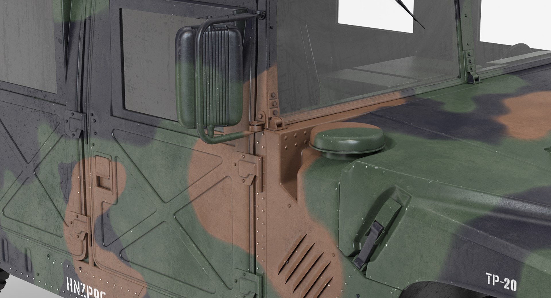 3d model hmmwv tow missile carrier