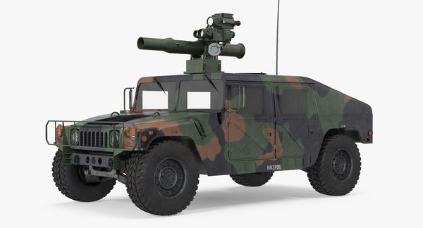 HMMWV TOW Missile Carrier M966 Camo 심플 인테리어 3D 모델 - TurboSquid 1102490
