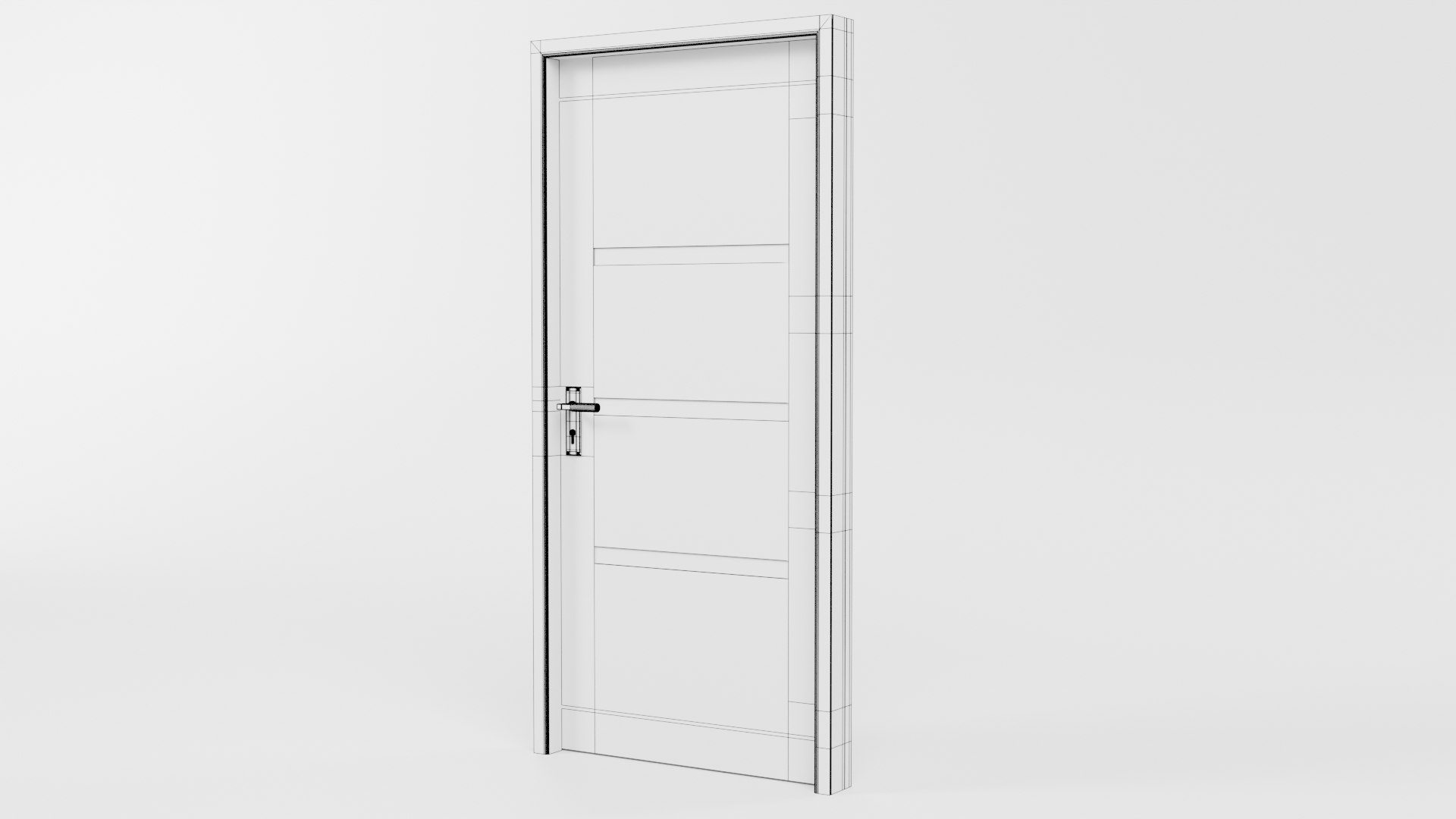 Door Model 41 3D Model - TurboSquid 2418780