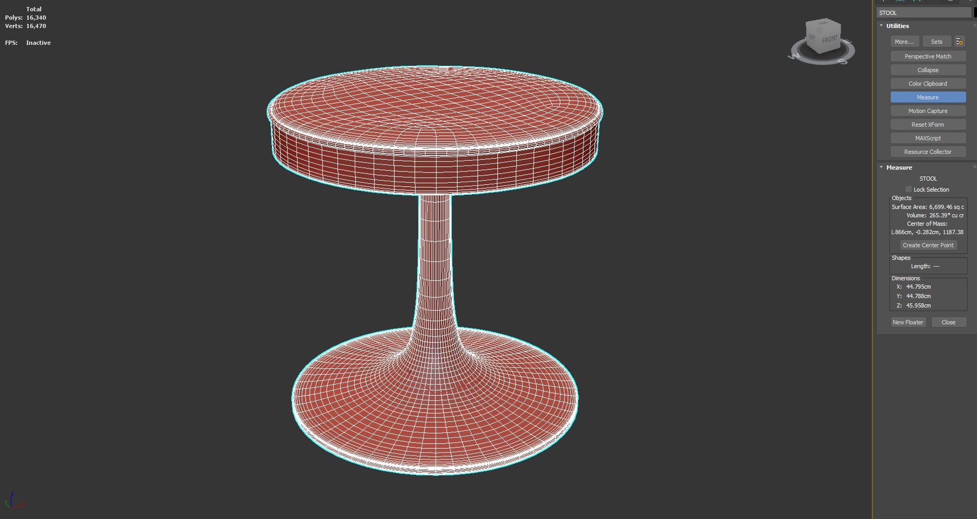 3D Model STOOL 002 - TurboSquid 2037245