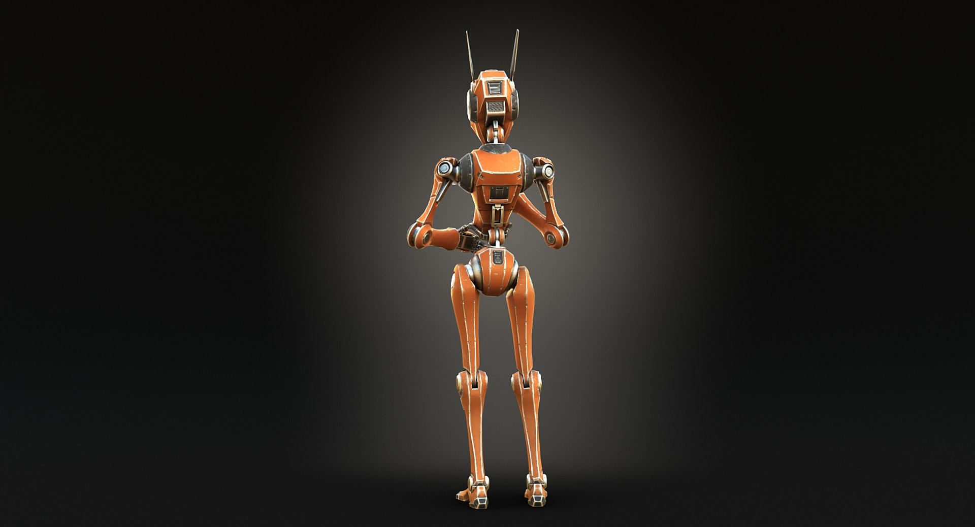 3D Model Worker Bot - TurboSquid 1311892