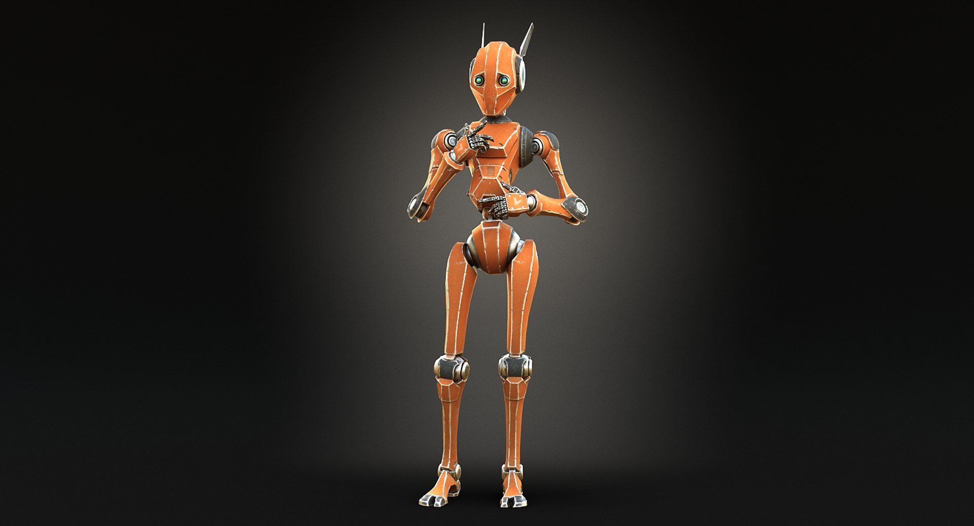 3D Model Worker Bot - TurboSquid 1311892